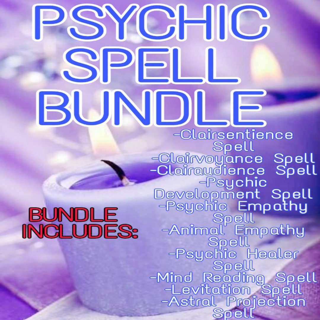 PSYCHIC SPELL BUNDLE (real and Binding) Ten Different Psychic Spells ...