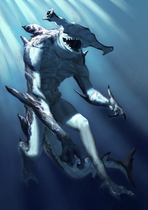 Hammerhead Wereshark Spell REAL & BINDING Transformation - Etsy
