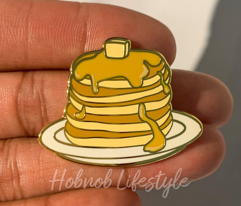 Stack of Pancakes - Food Brunch Enamel Pin - Etsy