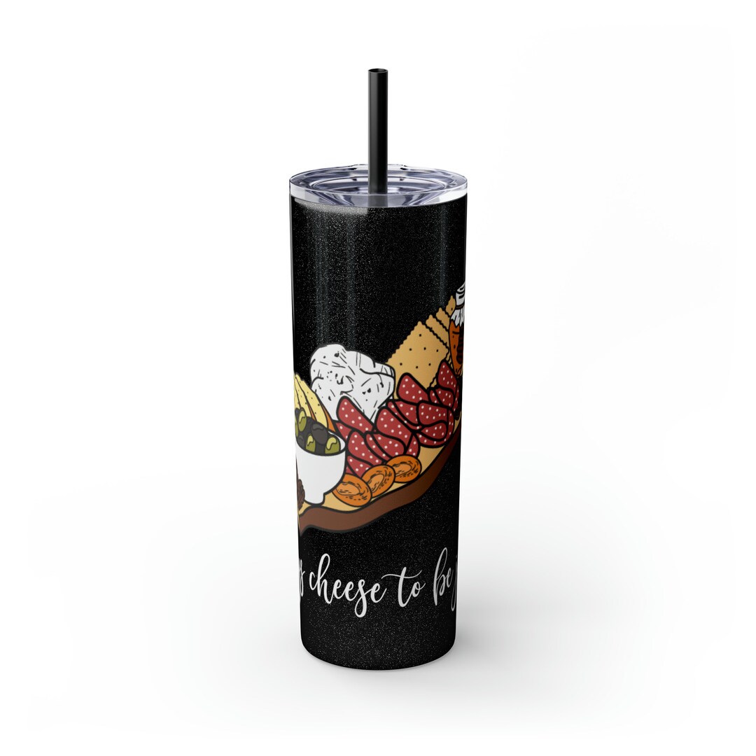 Always Cheese to Be Grateful Skinny Tumbler With Straw, 20oz - Etsy