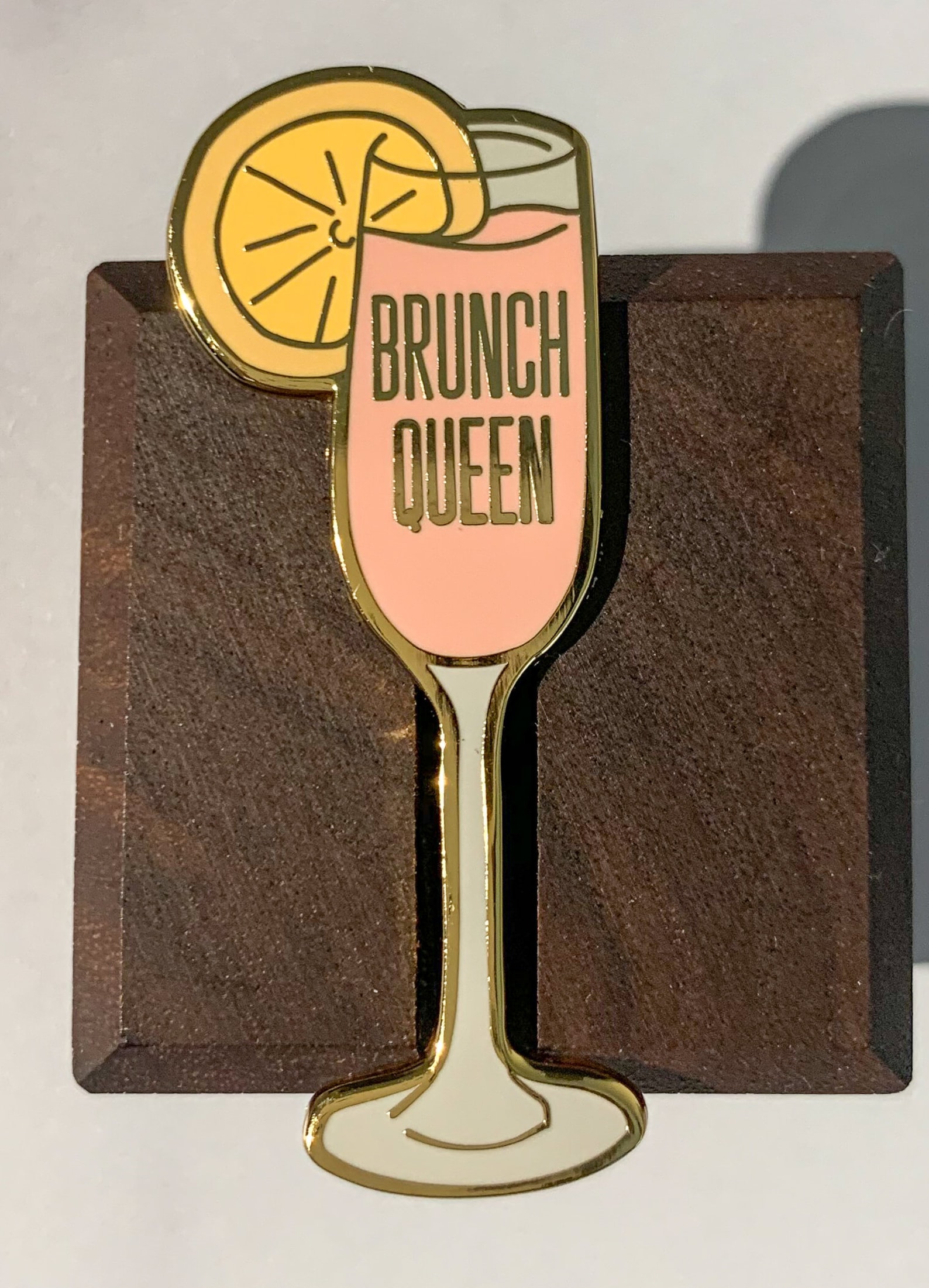 Cute Brunch Queen Enamel Pin | Etsy