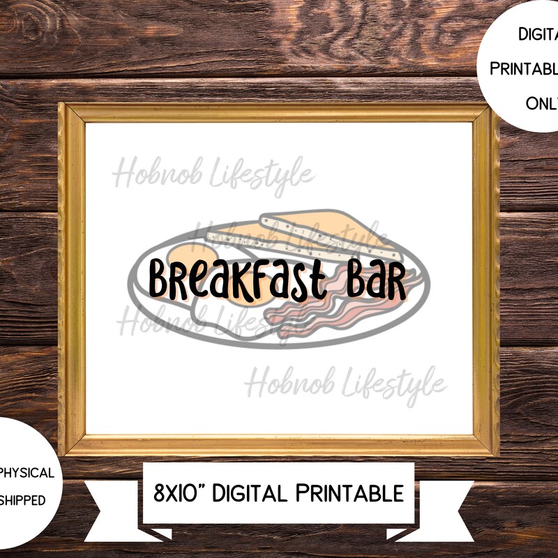 Breakfast Bar - Etsy