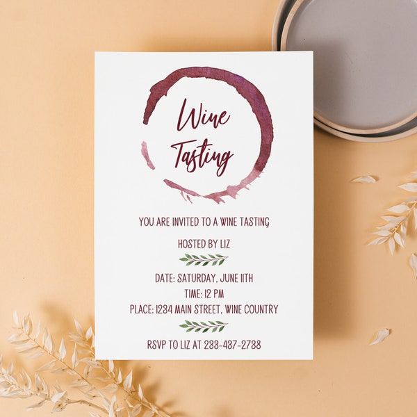 Wine Down Wednesday Invitations - Etsy
