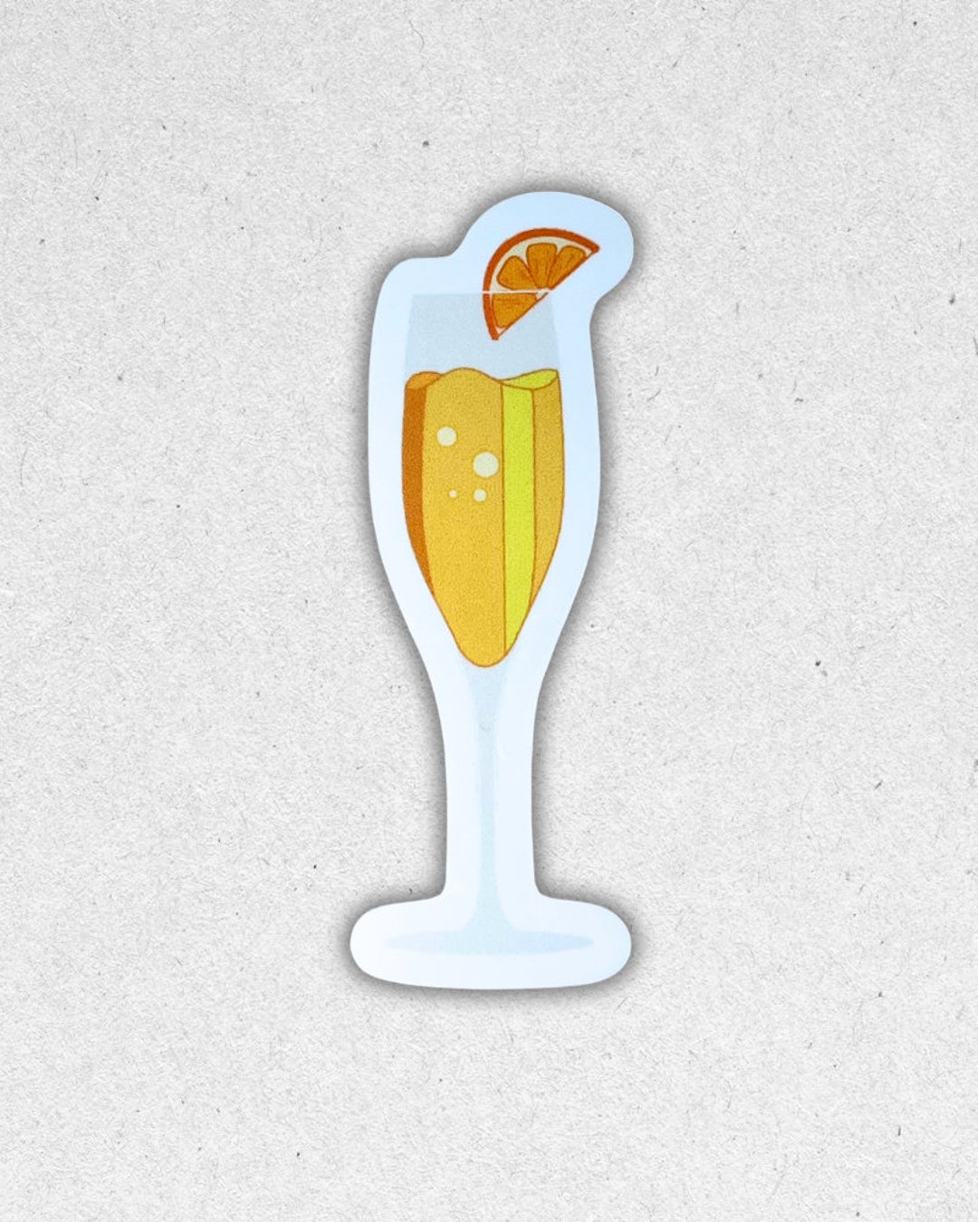 Mimosa Drink Sticker: Waterproof Laptop Decal - Etsy