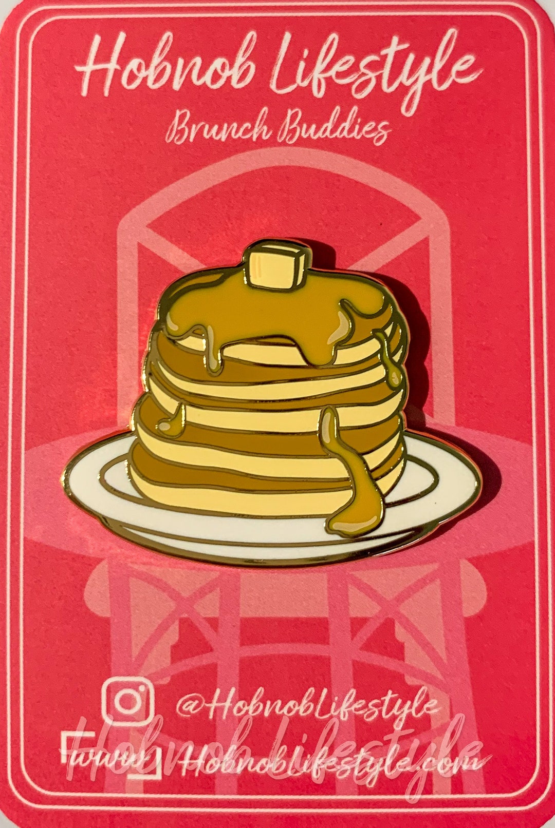 Stack of Pancakes - Food Brunch Enamel Pin - Etsy