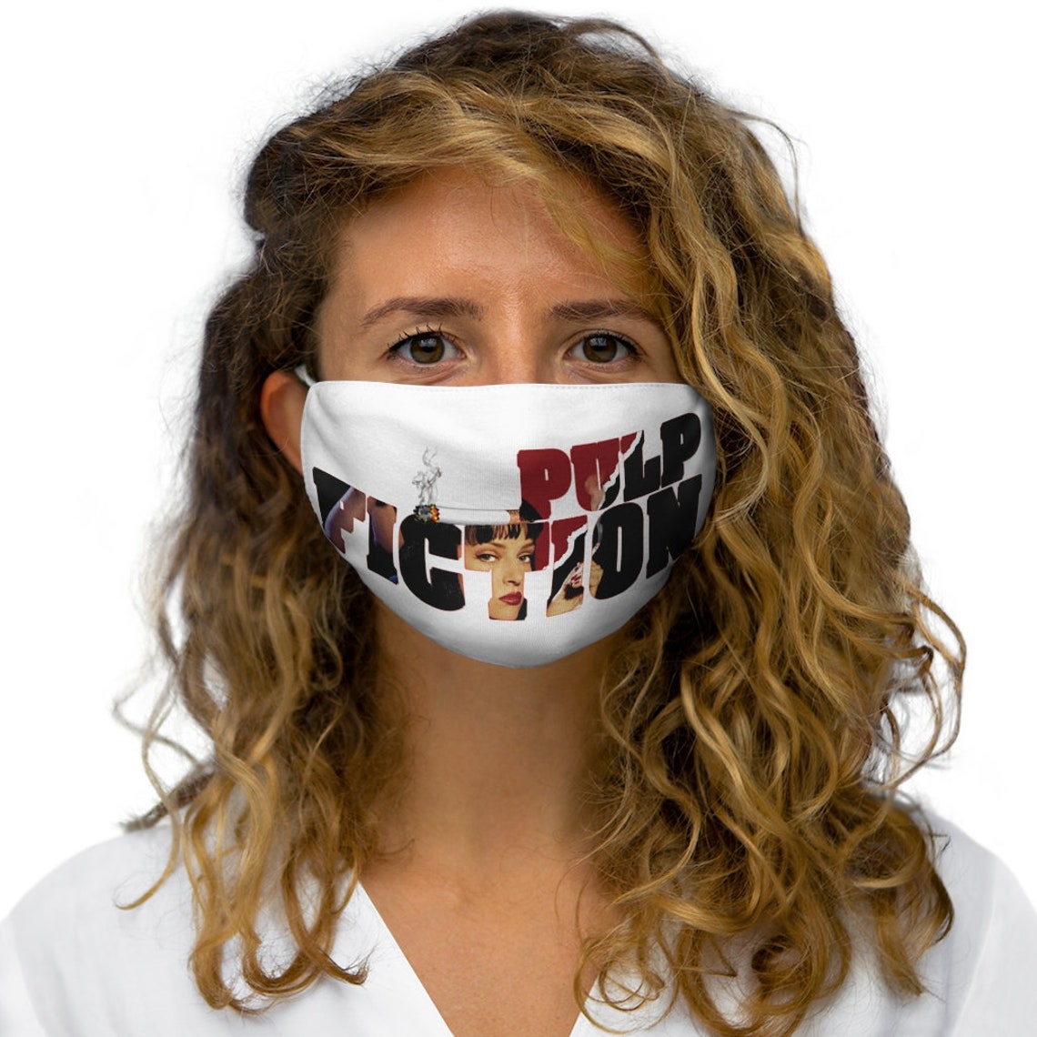 Pulp Fiction Face Mask Classic Movies Gangster Retro Quentin - Etsy UK