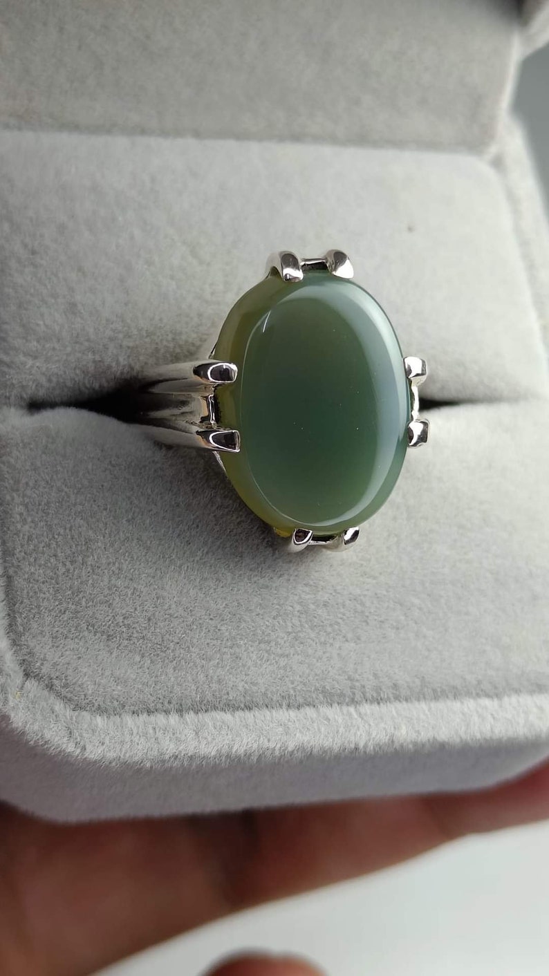 Natural Grapes Color Agate Ring, Pure Aqeeq Ring, Angoori Aqeeq Ring ...