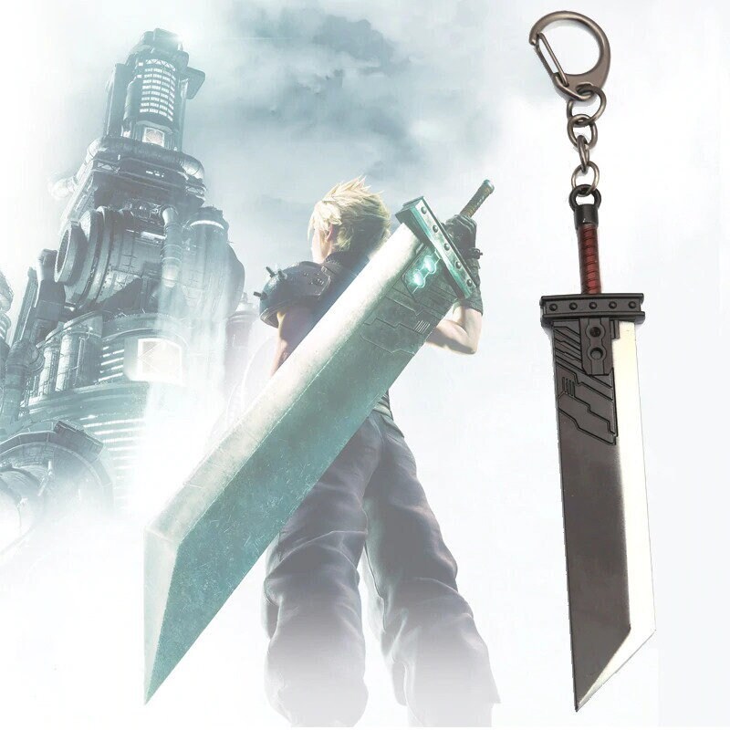 Game Related Product Final Fantasy VII Remake Sword Keychain Cloud ...