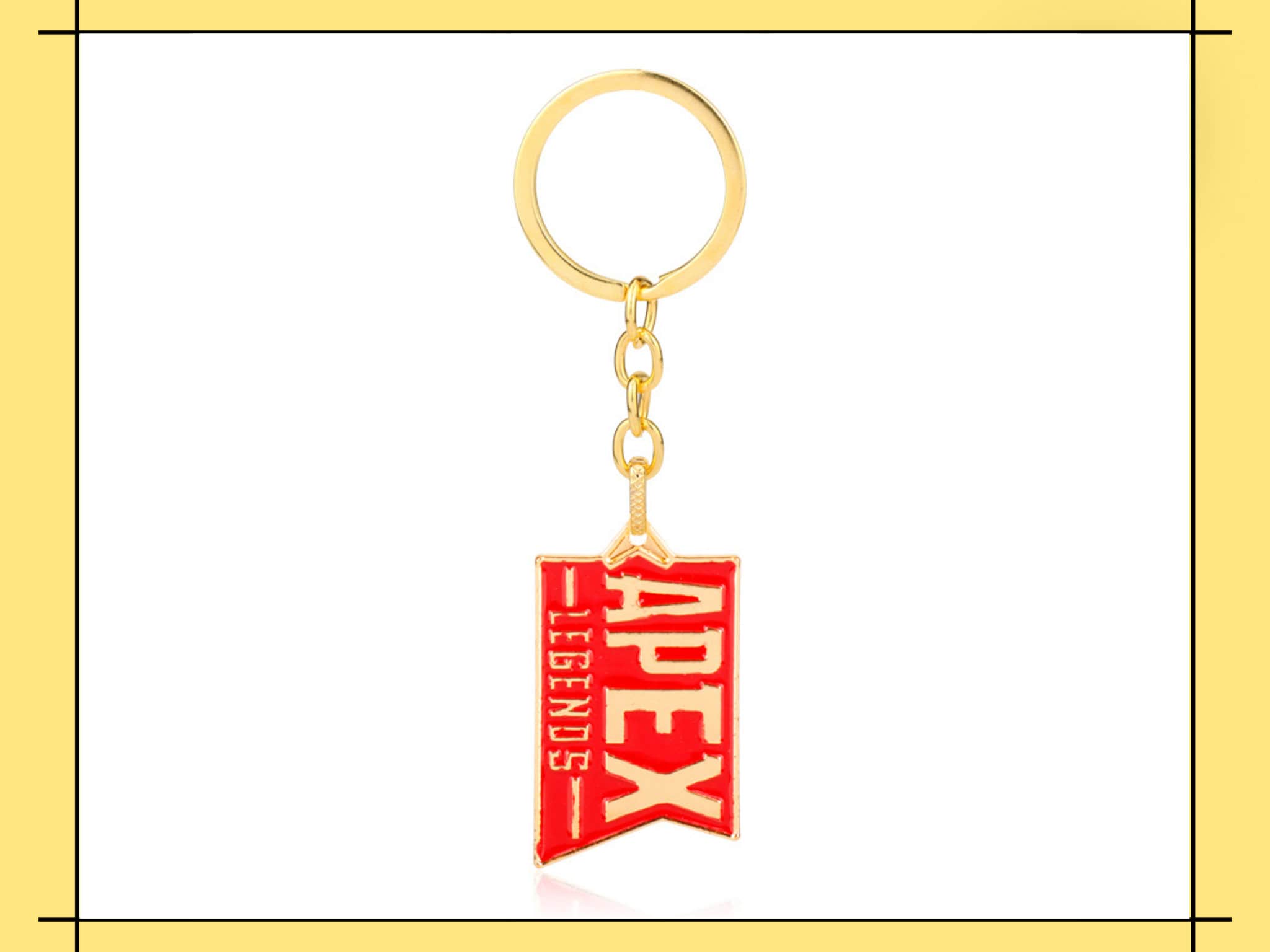 Game Related Product APEX Legends Keychain Metal APEX Logo Pendant Key ...