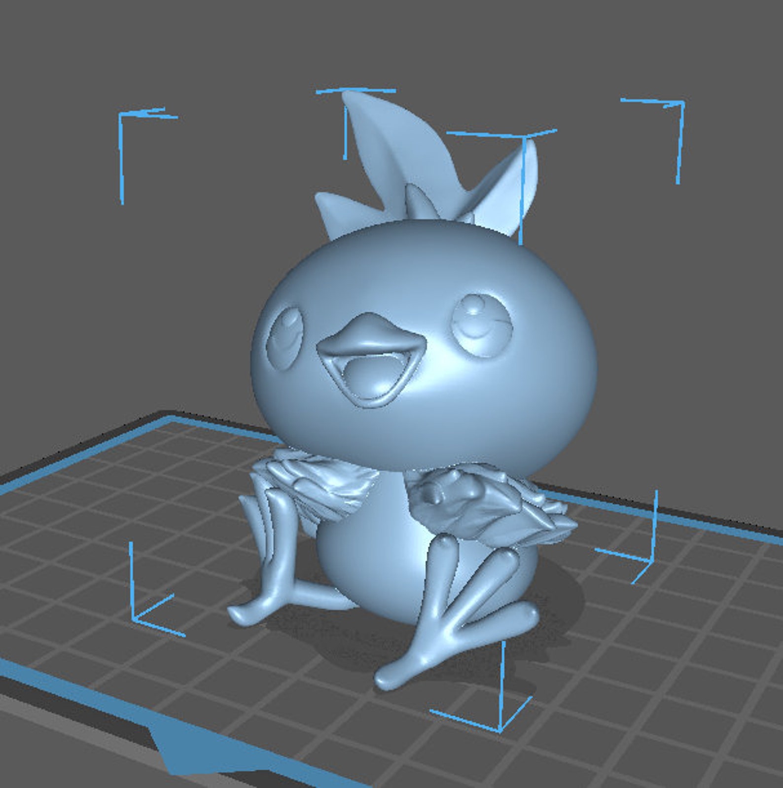 Buff Torchic and Two Other Poses Quick Shipping 0.045mm Layer Height ...