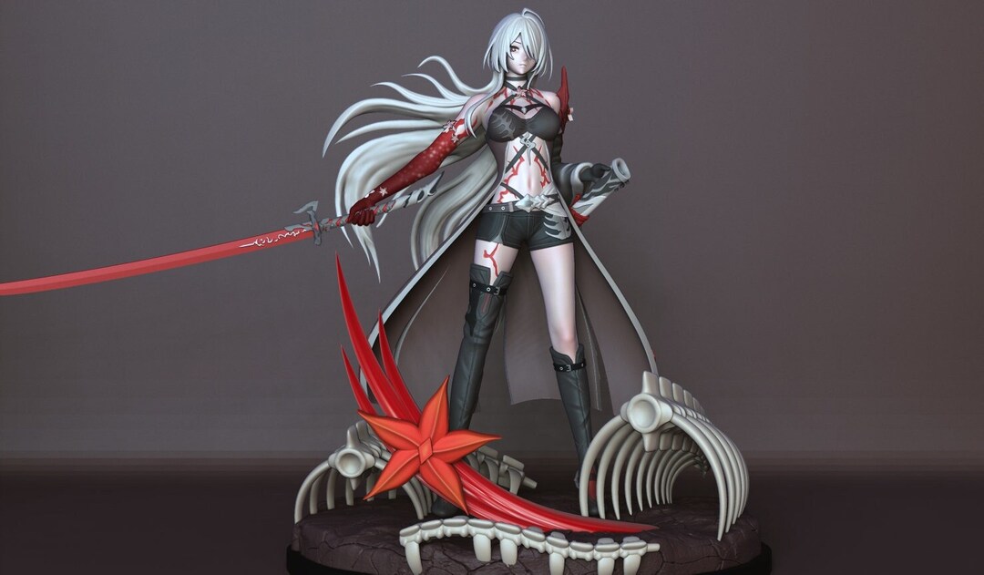 Acheron Honkai Star Rail Collectible 3d Printed Statues Perfect for ...