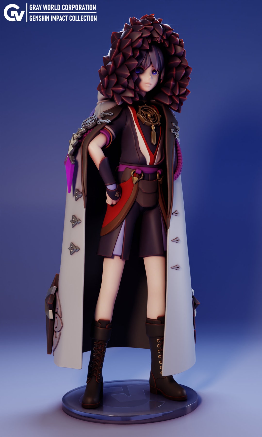 Unpainted DIY KIT Scaramouche With Dottores Coat From Genshin Impact ...