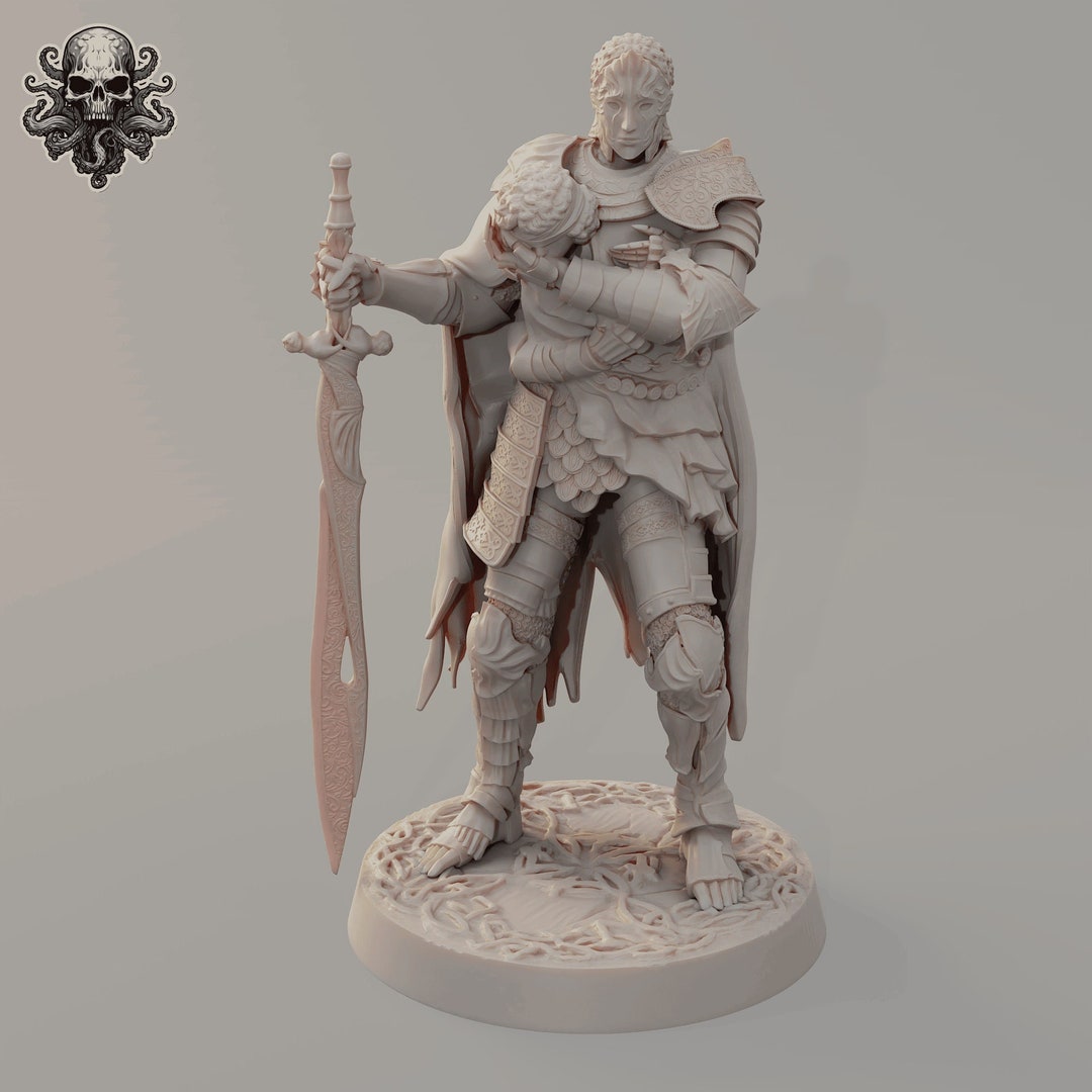 Twin Knights From Elden Ring Ver1 Collectible 3d Printed Statues Home ...