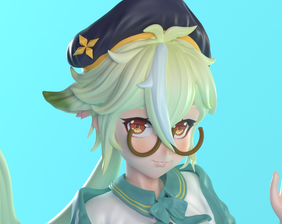 Sucrose School Girl From Genshin Impact Collectible 3d Printed Statues ...