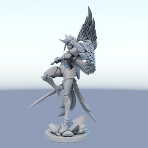 Kayle the Righteous League of Legends Lol Collectible 3d Printed ...