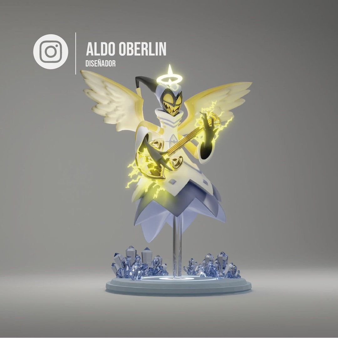 Adam Figurine From Hazbin Hotel Collectible 3d Printed Statues Perfect ...