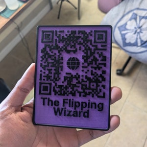 Custom QR Code Slab Wifi or URL Access Business Decor Personalized ...