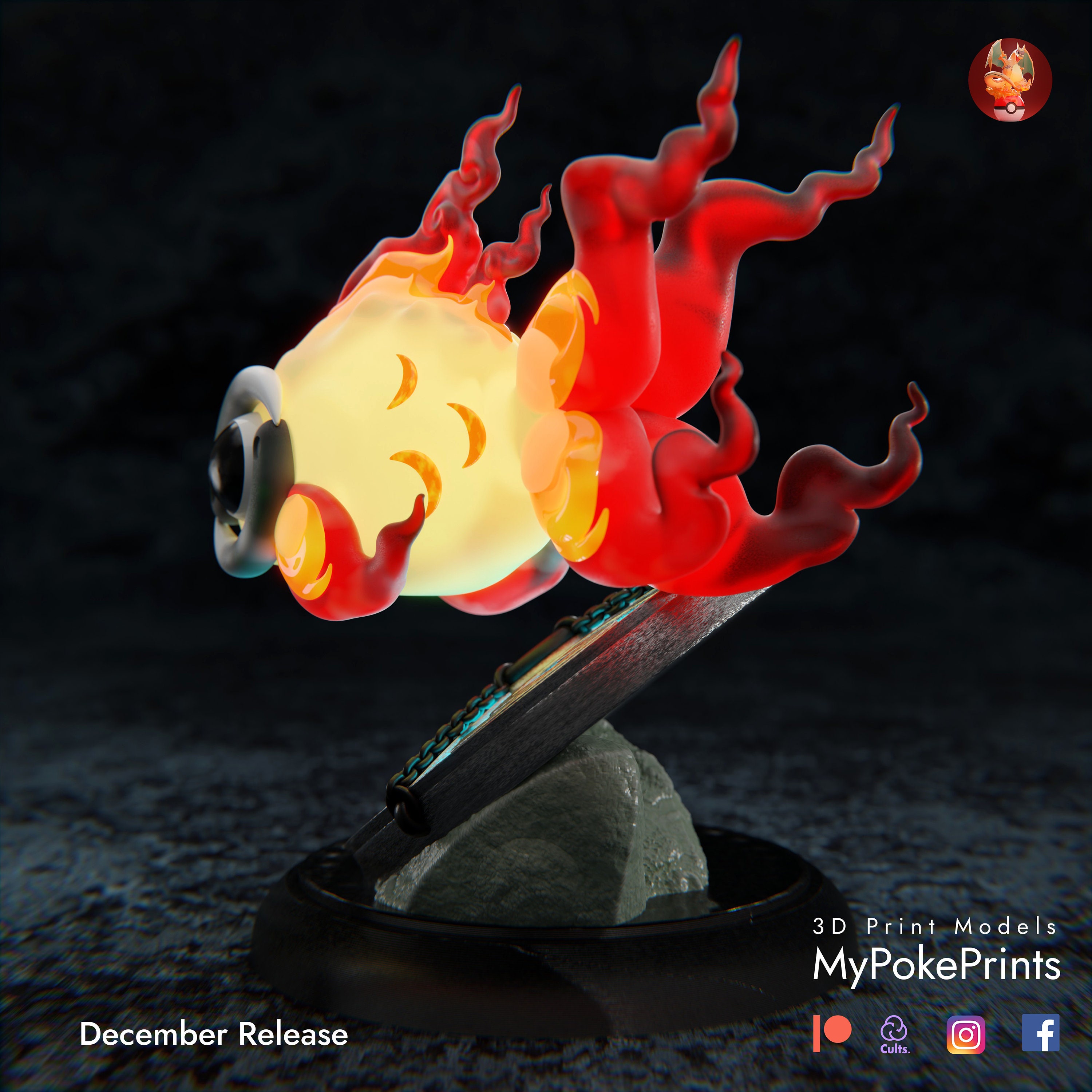 Chi-yu Ornament Legendary Pokemon Décor for Your Home or - Etsy