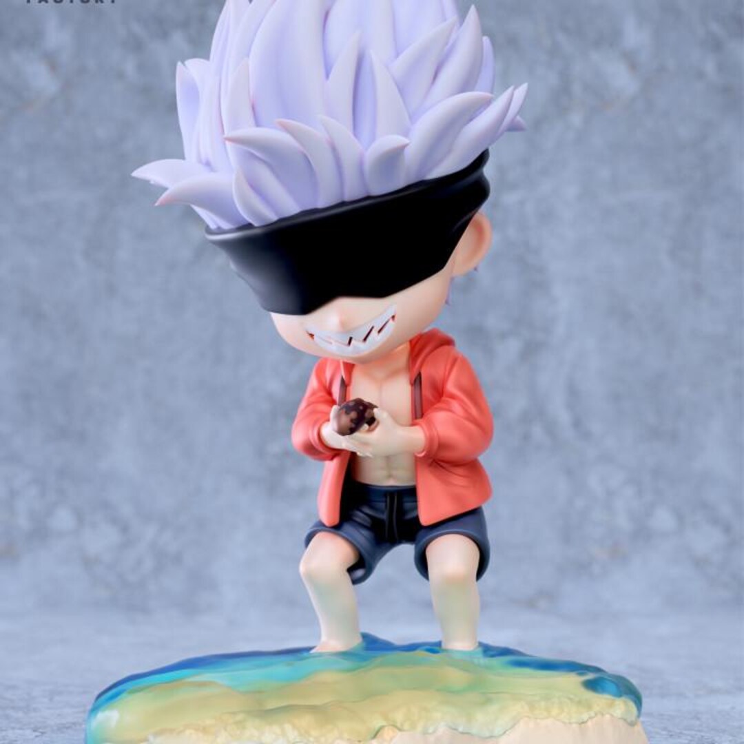 Hand Painted Chibi Gojo Satoru From Jujutsu Kaisen Diorama V2 ...