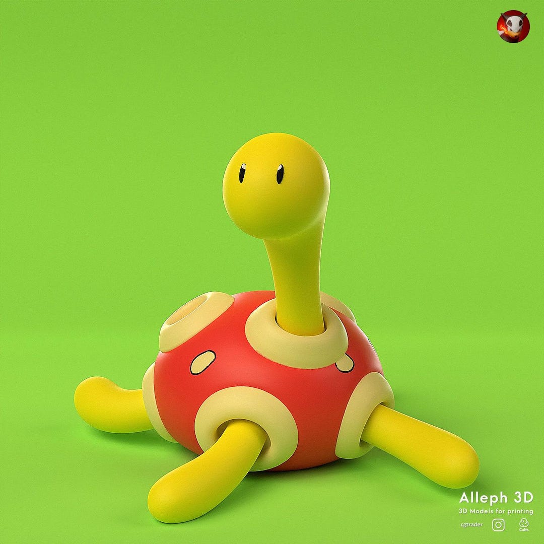 Unpainted DIY KIT Shuckle Pokemon Statue Collectible 3d Printed Statues ...