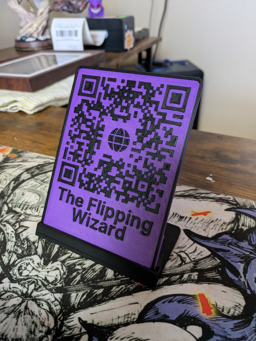 Custom QR Code Slab Wifi or URL Access Business Decor Personalized ...