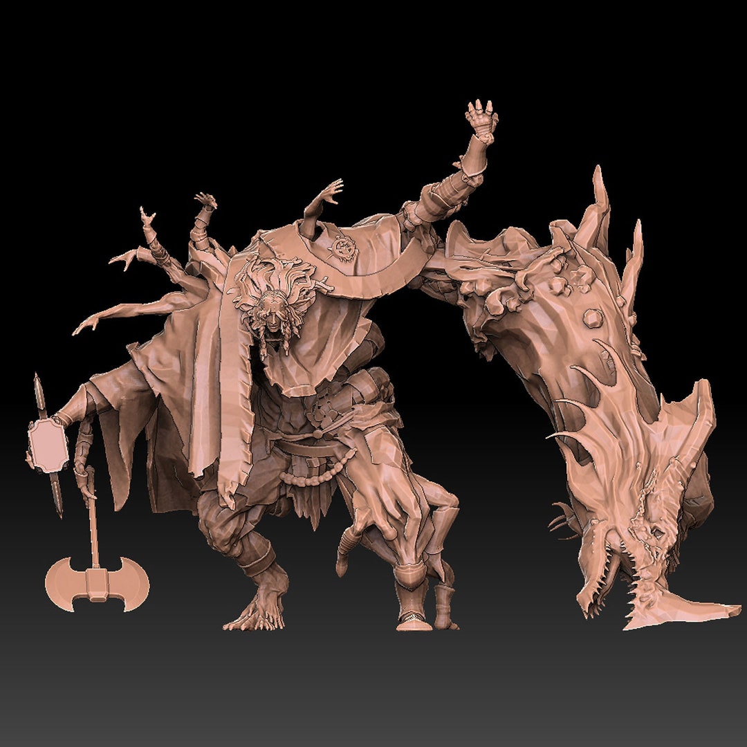 Godrick the Grafted From Elden Ring Stormveil Castle Collectible 3d ...