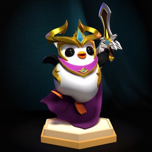 TFT Penguin Pengu From League of Lol Collectible 3d Printed Statues ...