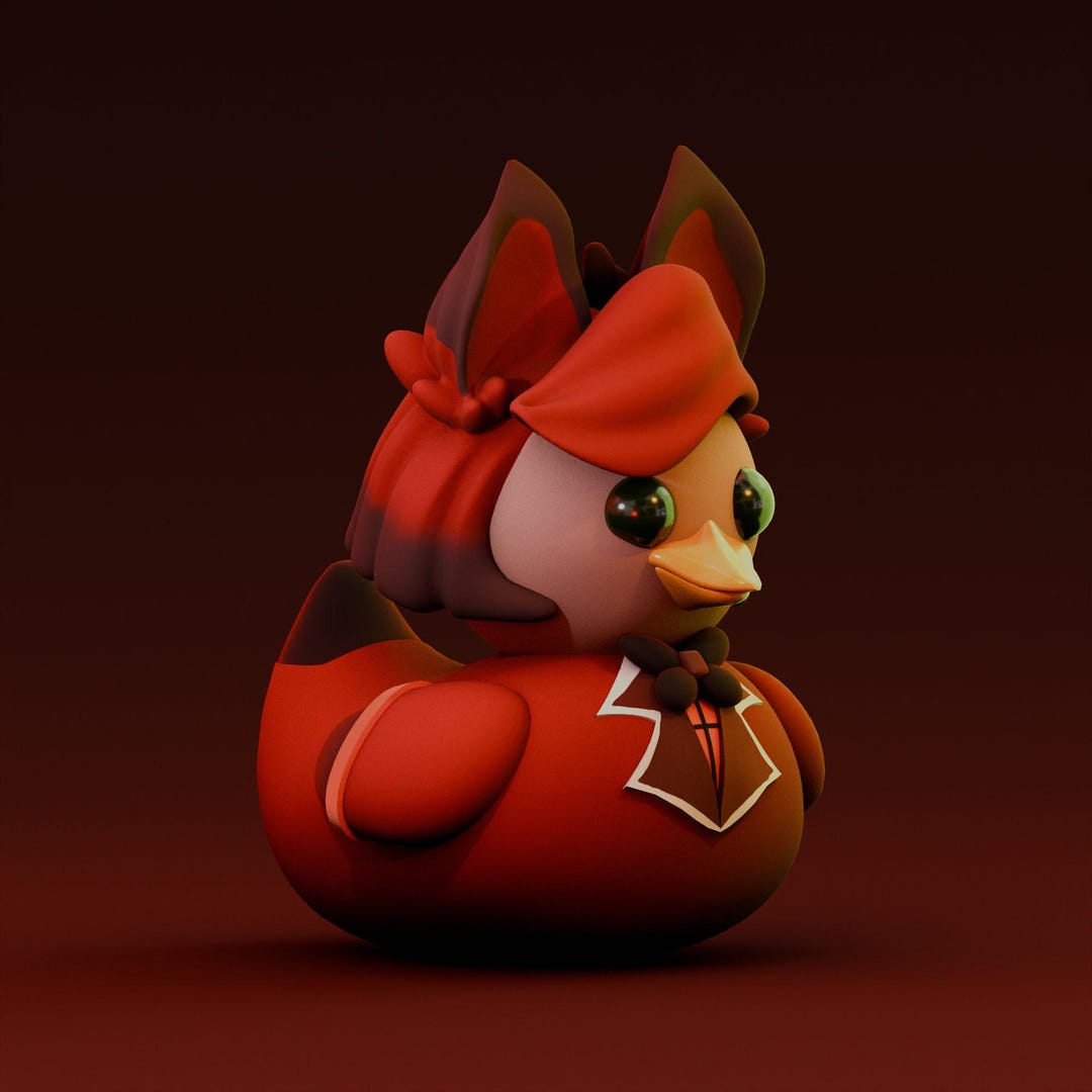 Unpainted DIY KIT Ducky Alastor From Hazbin Hotel Collectible 3d ...