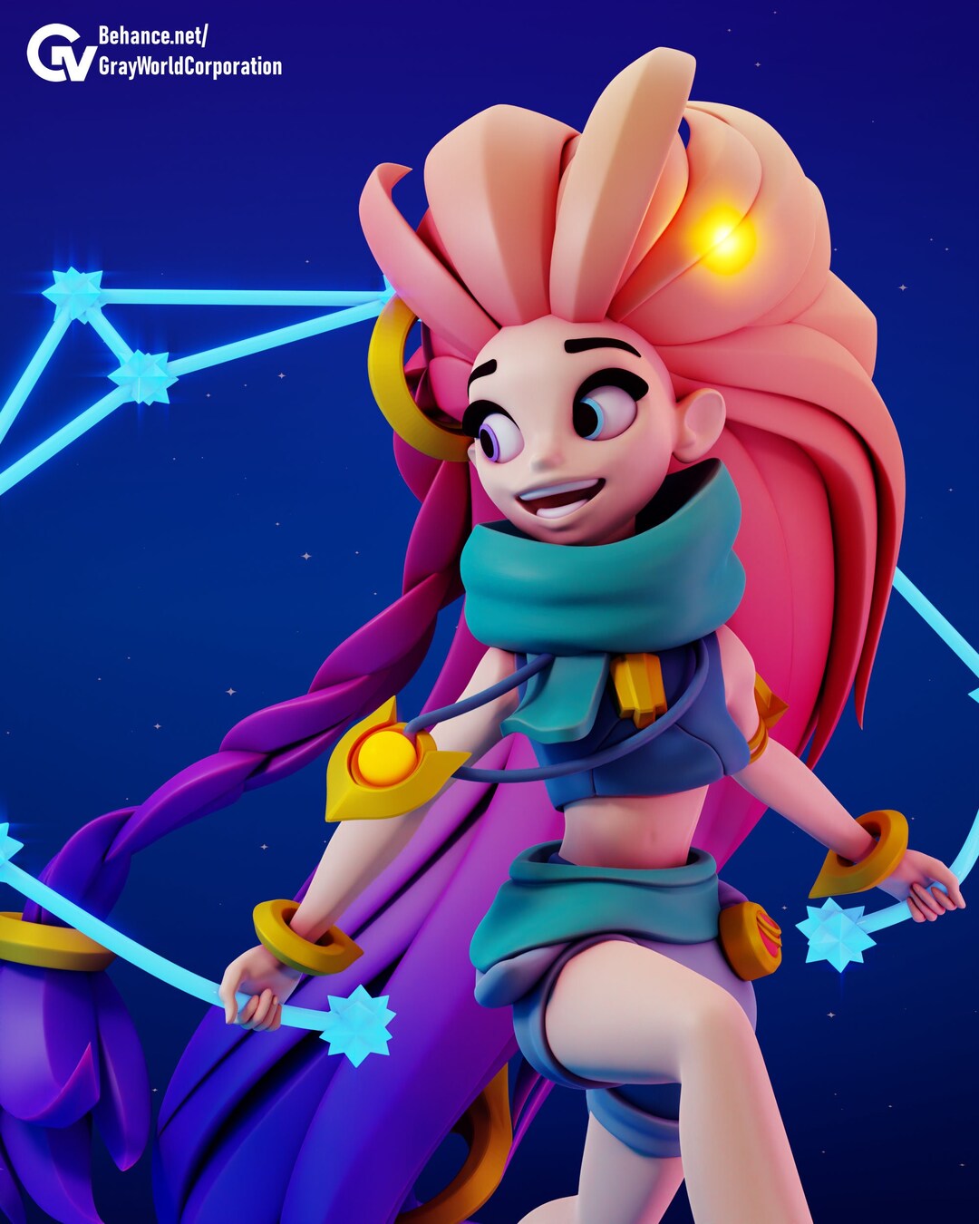 Classic Zoe From League of Lol Collectible 3d Printed Statues Perfect ...