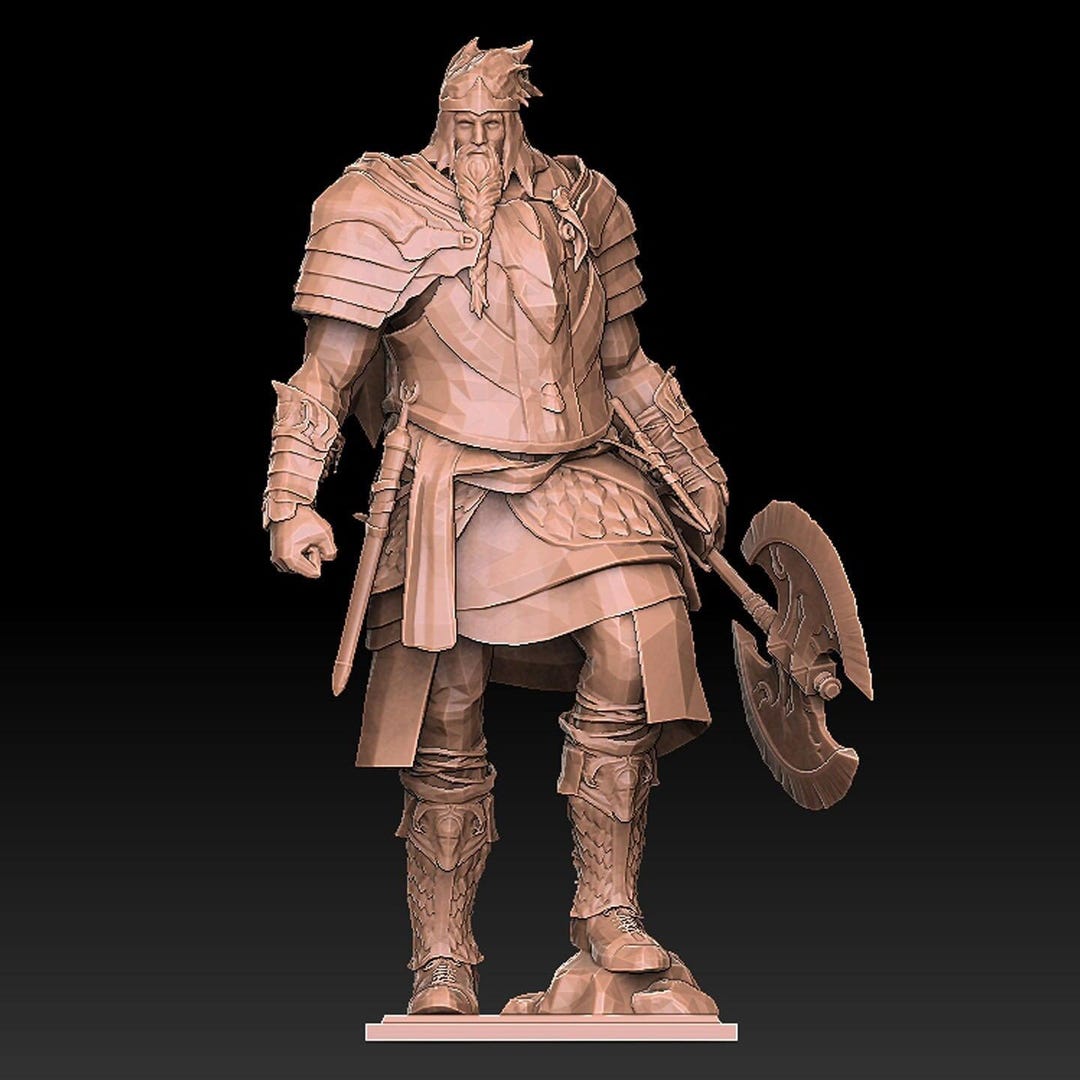 Unpainted DIY KIT Chadfrey Godfrey the Frist Elden Lord GIGACHAD From ...