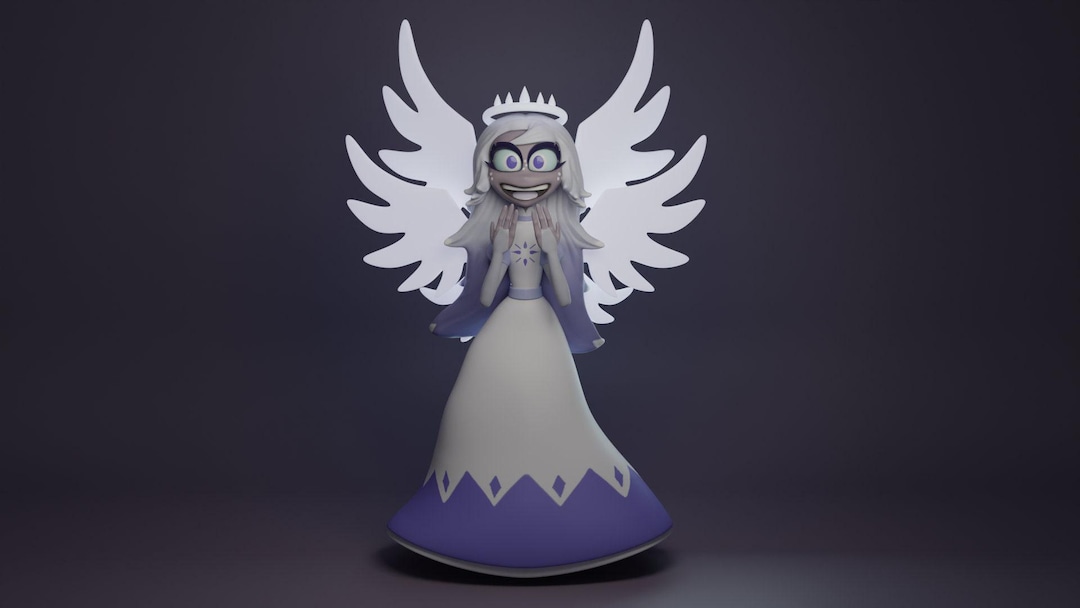 DIY KIT Emily Seraphim From Hazbin Hotel Collectible 3d Printed Statues ...