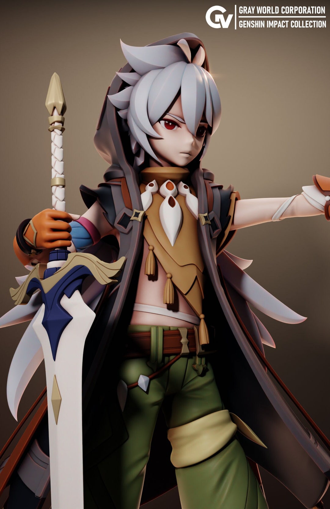 Razor From Genshin Impact Collectible 3d Printed Statues Perfect for ...