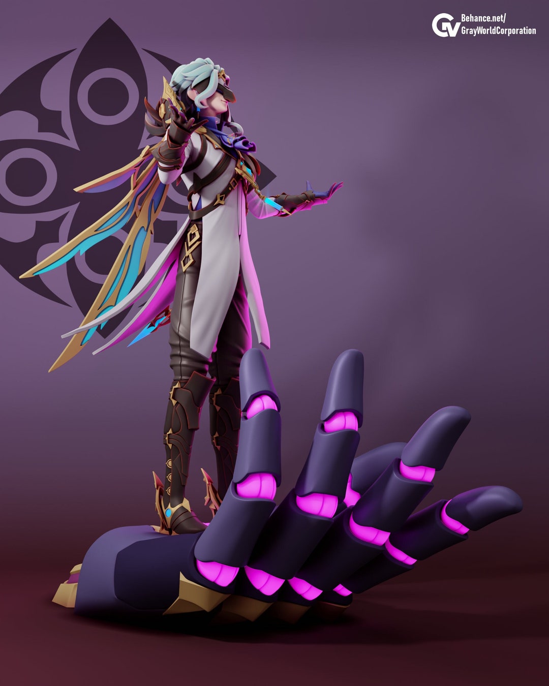 Dottore From Genshin Impact Collectible 3d Printed Statues Perfect for ...