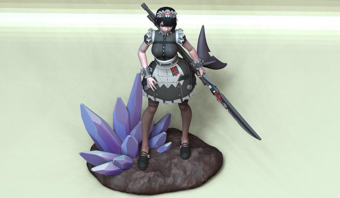 Hand Painted Ellen Joe From Zenless Zone Zero Collectible 3d Printed ...