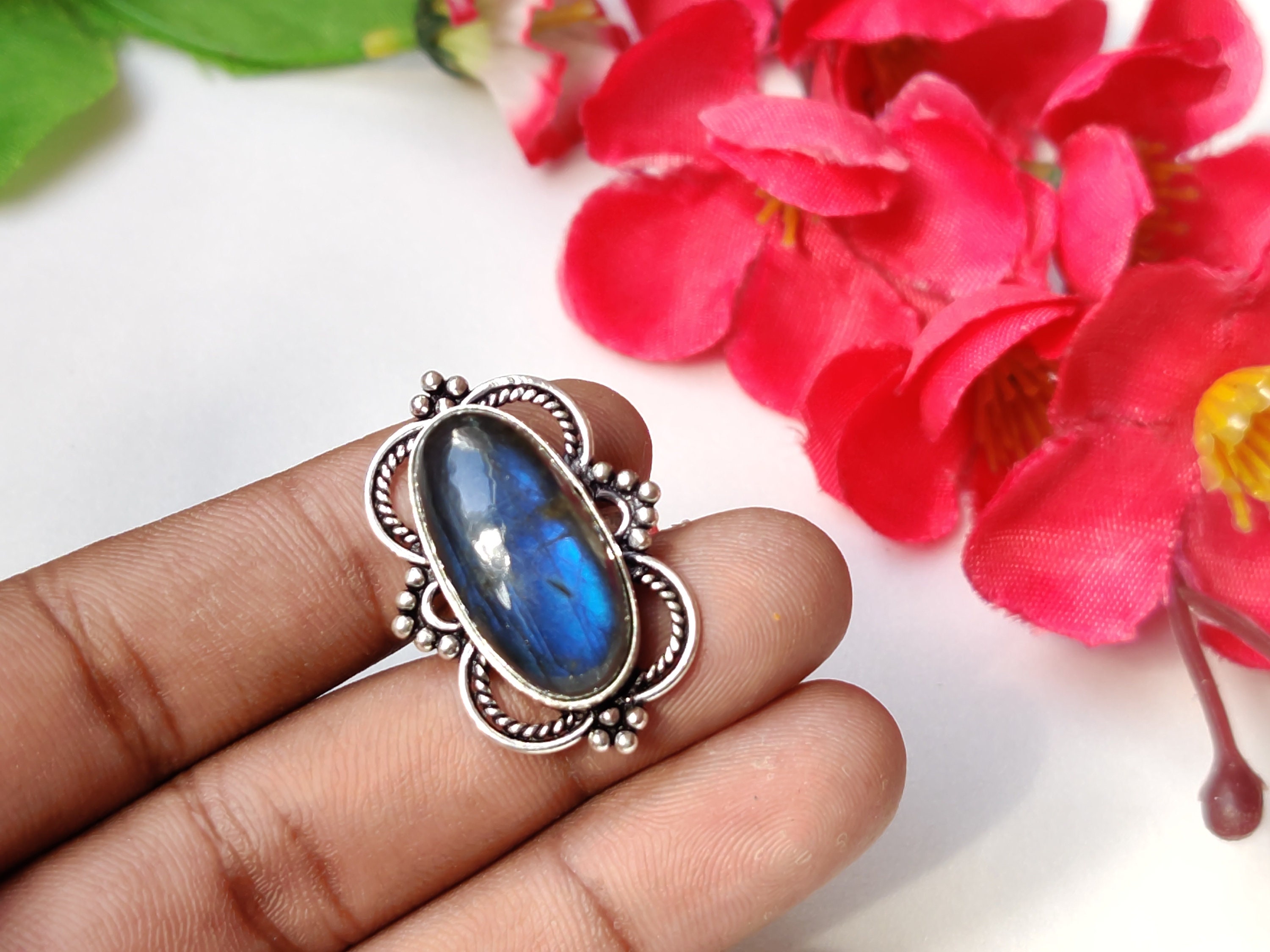 Natural Labradorite Blue Flash Labradorite-High Flashy | Etsy
