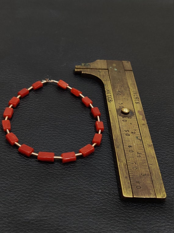 Amazing Coral Square Shape Beads-natural Italian Red Coral | Etsy