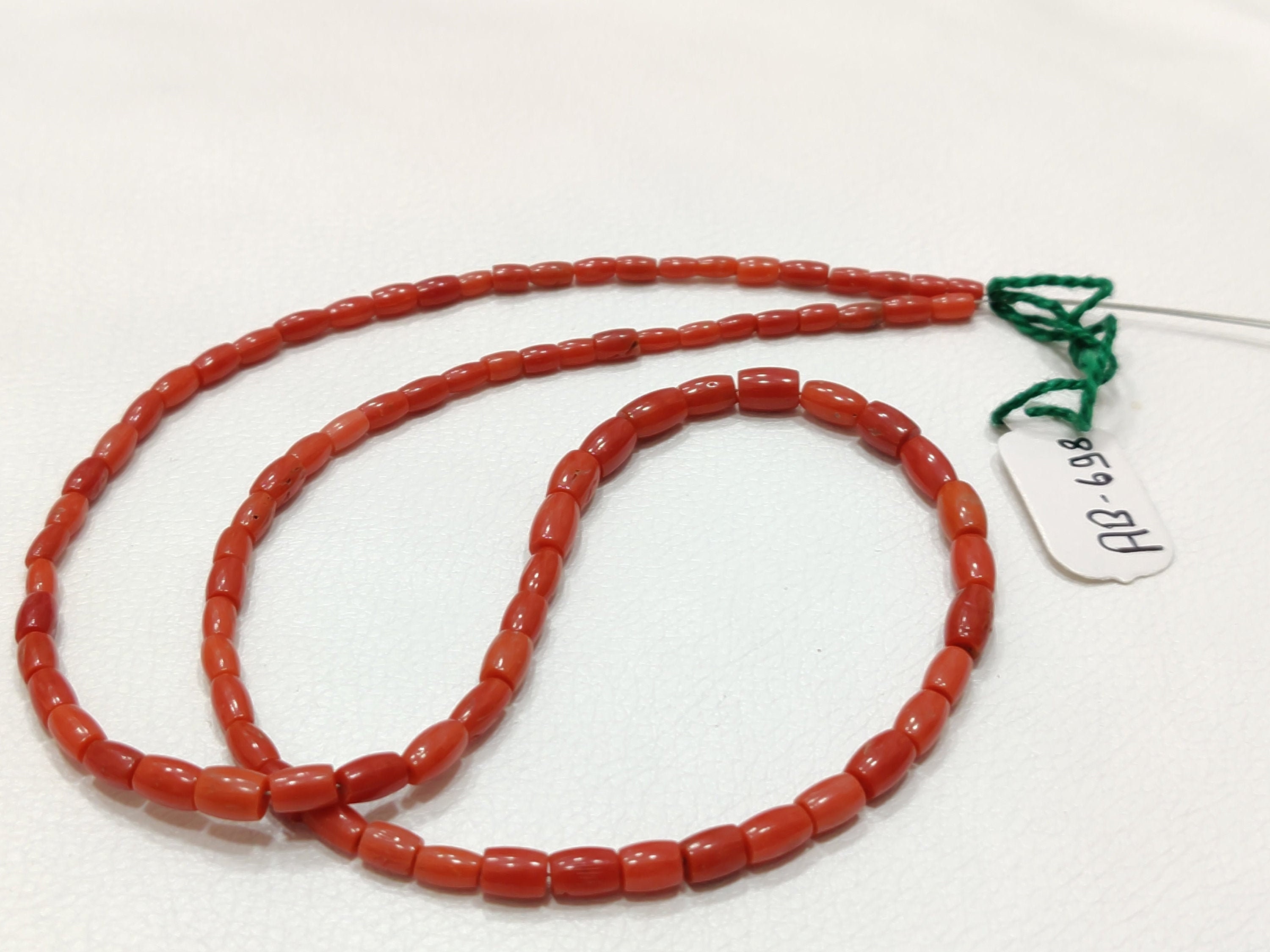 Genuine Italian Coral Beads Natural Red Coral Beads Antique | Etsy