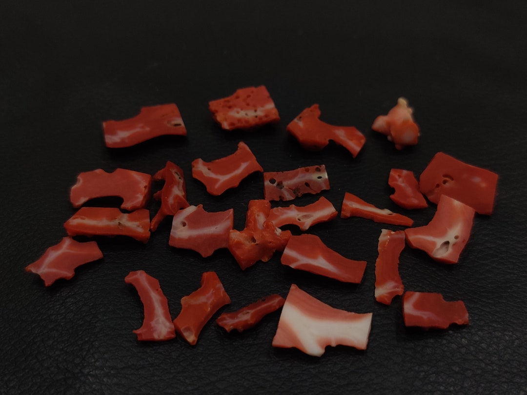 Japanese Red Coral Rough-natural Japanese Red Coral Unpolished Rough ...