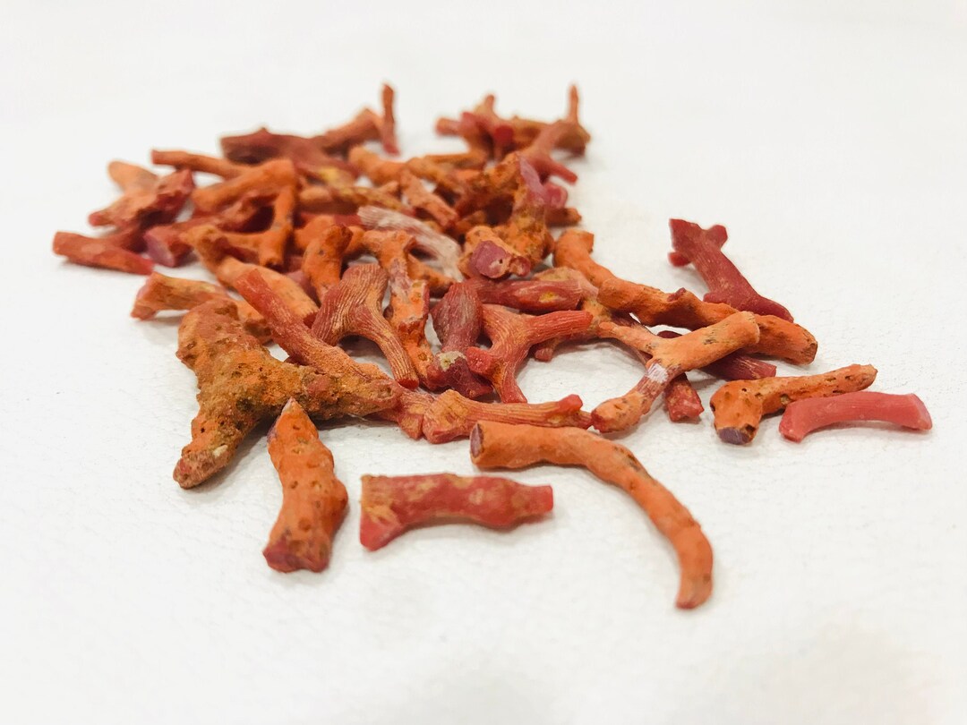 Vintage Natural Coral Stick-100% Natural Italian Coral Rough-red Coral ...