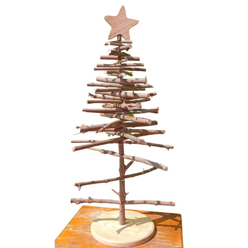 Natural Elegance for Your Home, Handcrafted Wooden Twig Christmas ...