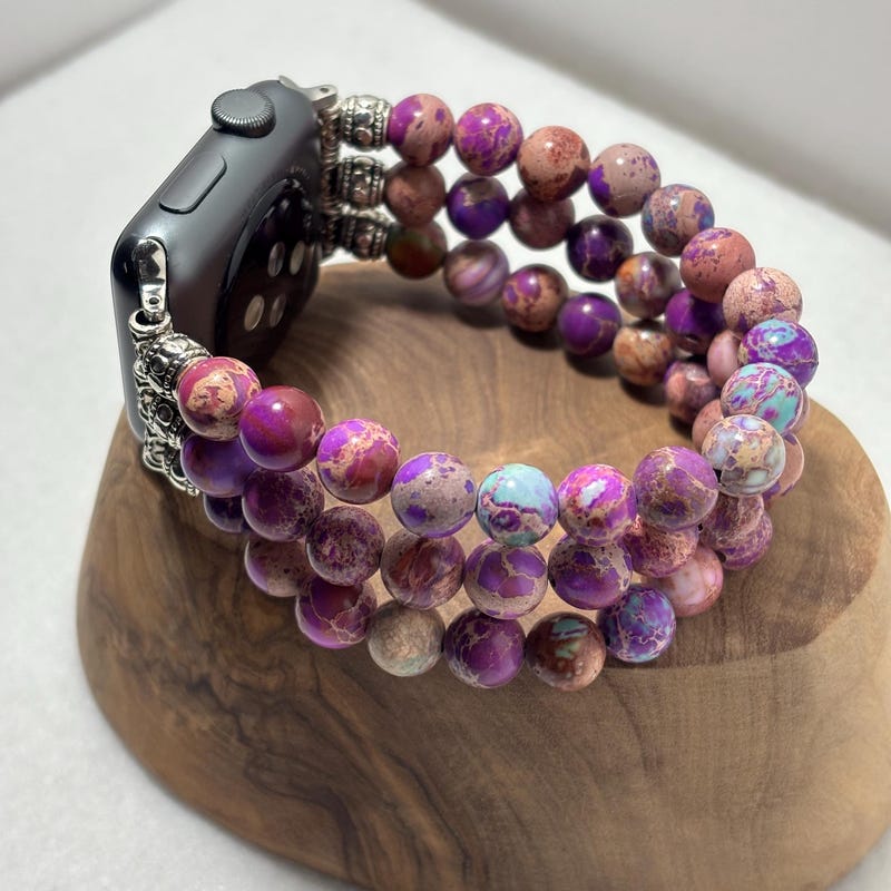 Beaded Watch Band - Etsy