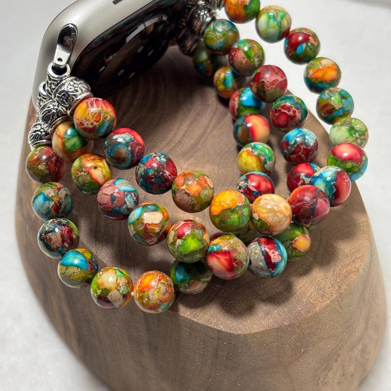 22mm Beads Watch Band - Etsy