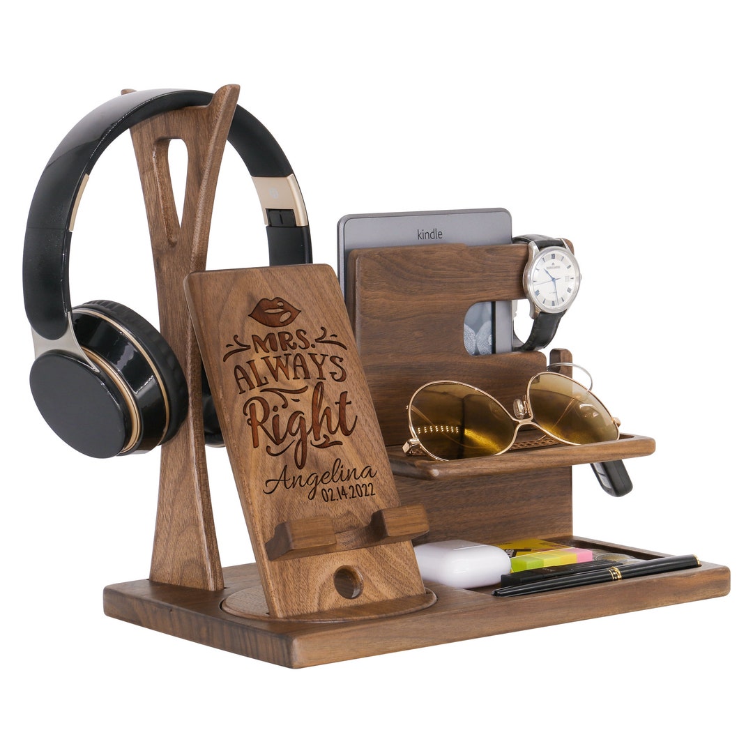 Personalized Gift for Couple Handmade Phone Docking Station - Etsy