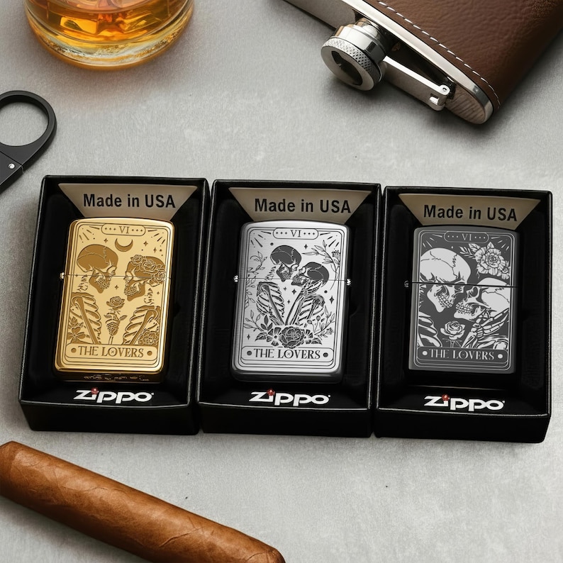 Personalized Laser Engraved Zippo Lighter – Custom Message Engraving ...
