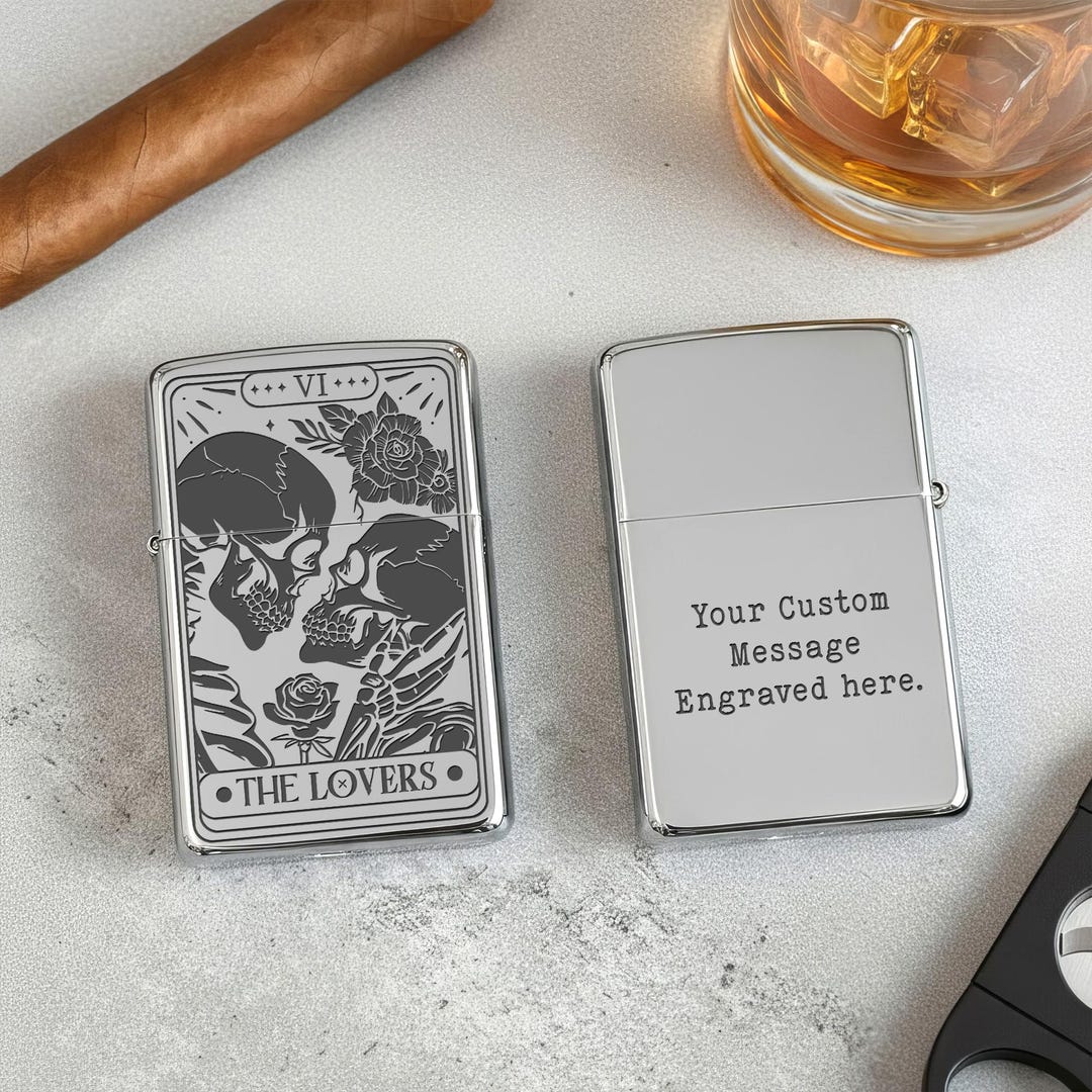 Personalized Laser Engraved Zippo Lighter – Custom Message Engraving ...