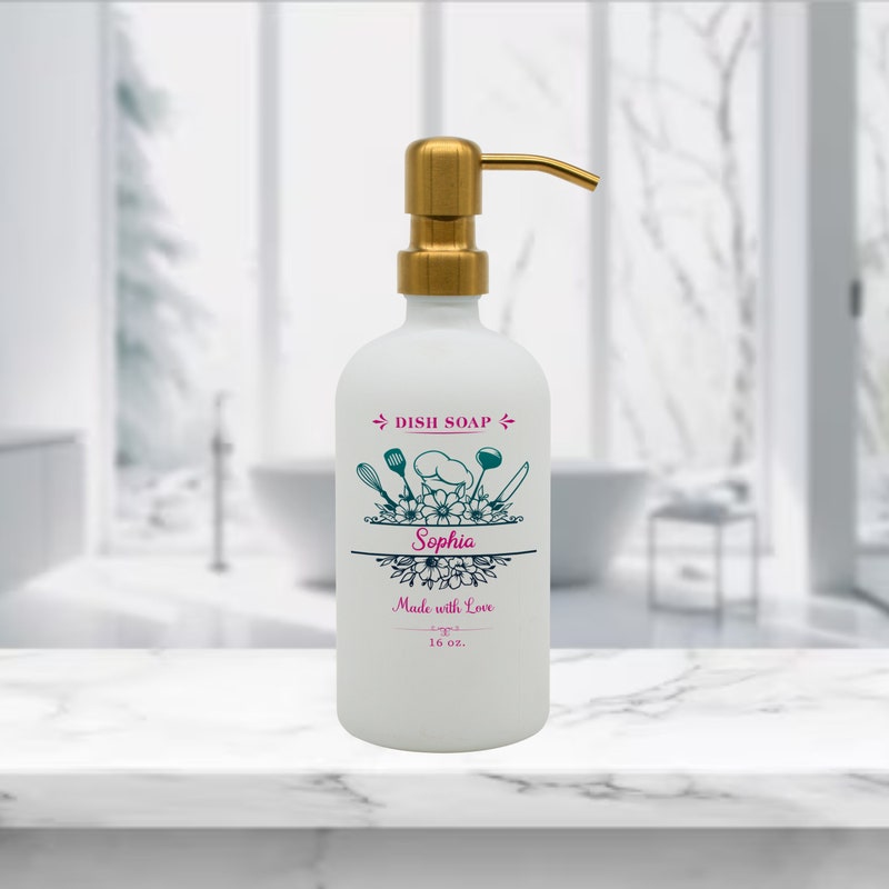 Personalized Soap Dispenser - Etsy