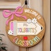 Personalized 3D Teacher Door Hanger; Custom Classroom Decor ...