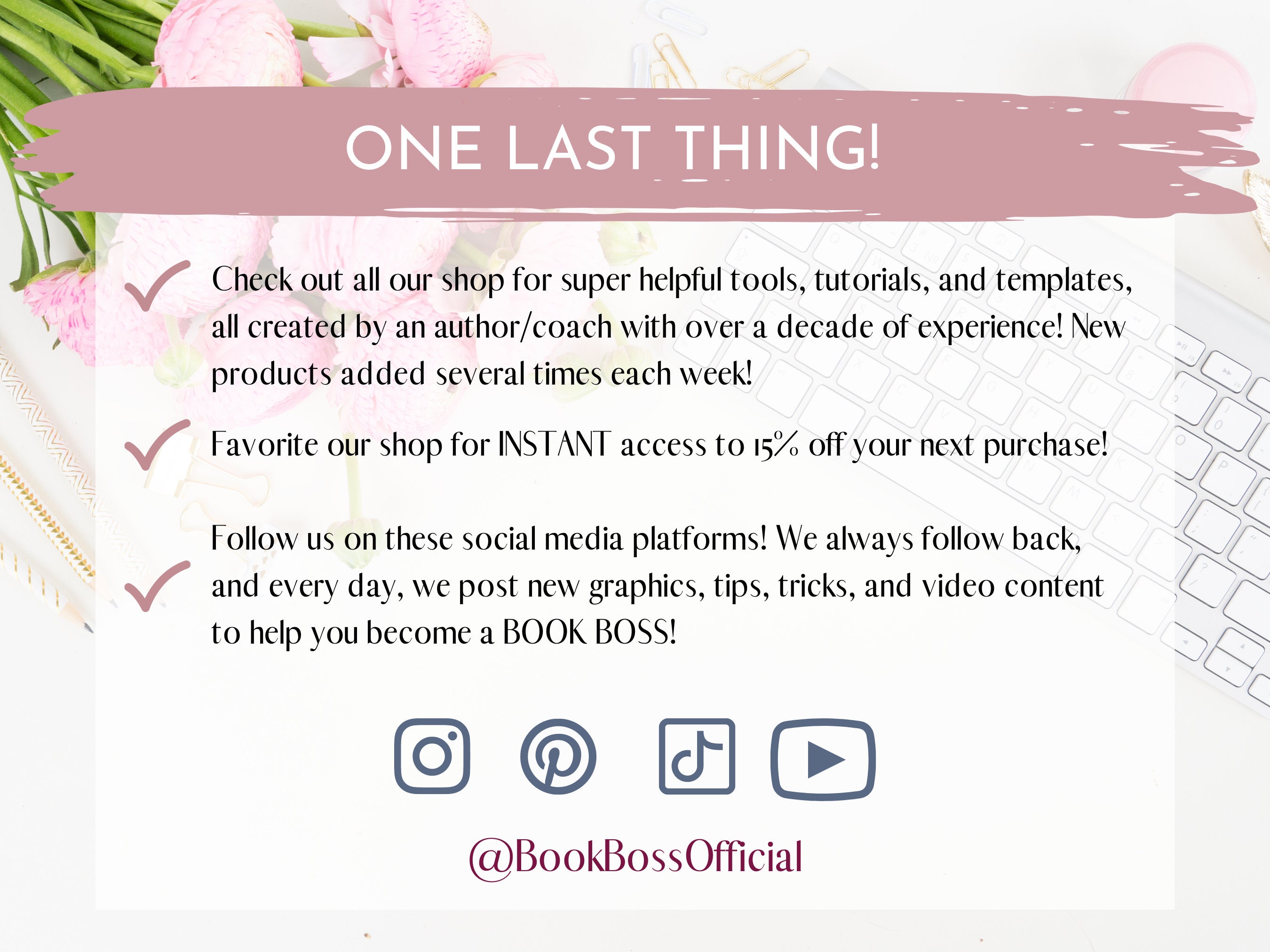 Author Vision Board Templates: Customizable Canva Layouts (digital ...