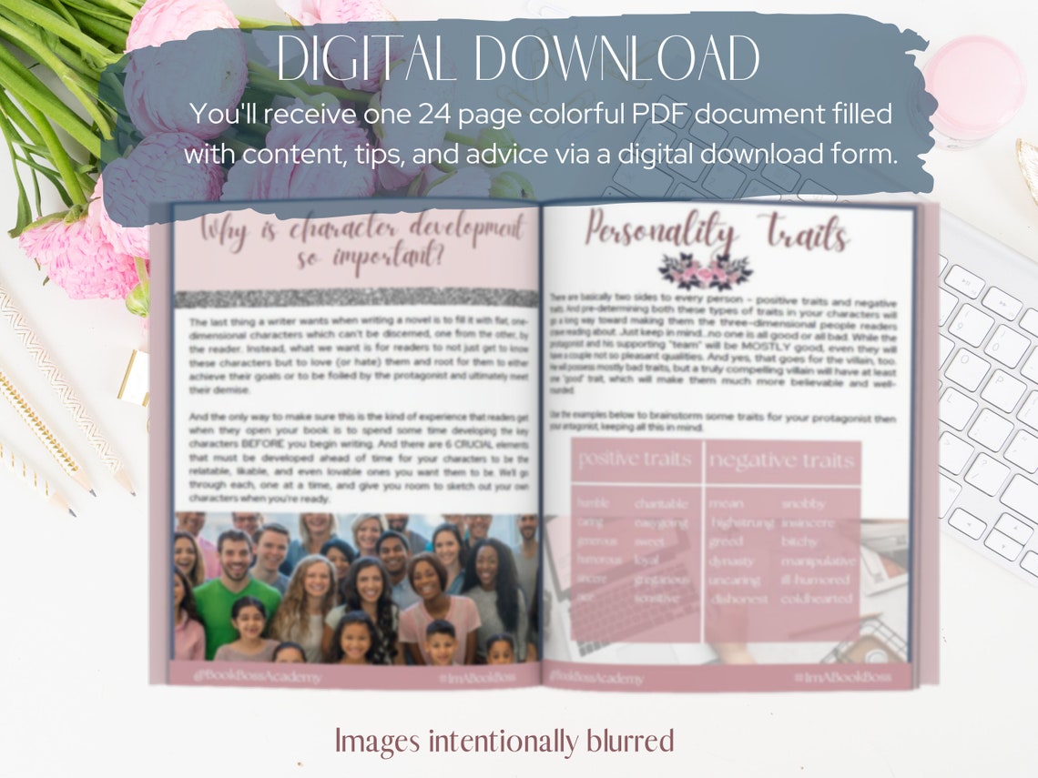 Character Development Workbook Character Planner Author - Etsy