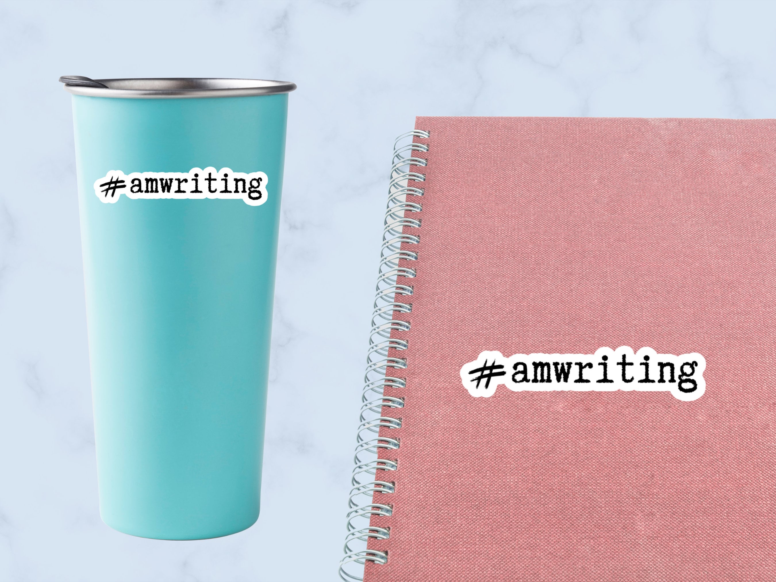 Amwriting Sticker for Authors, Writing Sticker, Writer Sticker, Gift ...